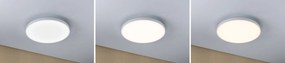 Paulmann 79893 Velora, bílé stropní svítidlo s funkcí White Switch 19W LED 3000/4000/6500K, průměr 40cm
