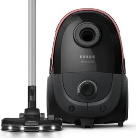 Philips 6000 series XD6142/12 černá / Sáčkový vysavač / 900W / 77dB /