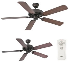 FARO Barcelona | FARO 33710 - Stropní ventilátor ALOHA pr. 132 cm + dálkové ovládání | FA33710