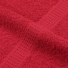 Ručníky FROGN 10 ks červené 100x150 cm 360 g/m² 136934