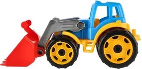 TEDDIES Traktor s nakladačem a bagrem / Traktor / Plast / Volný chod /