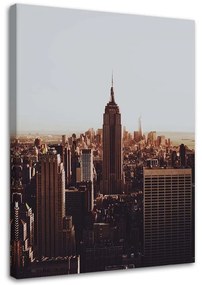 Obraz na plátně New York Empire City - 70x100 cm
