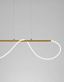 LED lustr Tiriac 90 zlaté