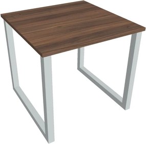 Kancelářský pracovní stůl Hobis USO 800, bílá RAL 9016, deskaakát
