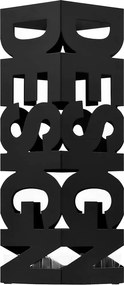 Stojan na deštníky Design ocelový černý 246793