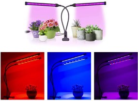 Verk 12279 LED Lampička pro pěstování rostlin 20 LED 2 panely 20 W