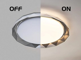 Rabalux Šedé stropní LED svítidlo Arcadia 510mm 48W 3482