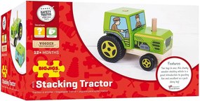 Dřevěný nasazovací traktor TRACTOR