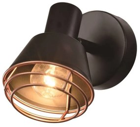 Černé kovové nástěnné svítidlo Neria – Candellux Lighting