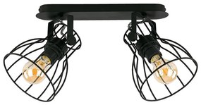 TK Lighting Bodové svítidlo ALANO BLACK 2xE27/60W/230V TK2121