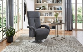 XXXLutz RELAXAČNÍ KŘESLO, textil, modrošedá Sit & More - Online Only křesla & taburety - 000144006302