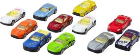 LEAN Toys Sada autíček v tubě, moderní sportovní auta 1:64
