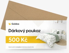 Goldea dárkový tištěný poukaz v hodnotě 500 kč 500 Kč