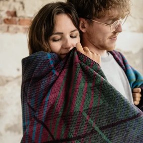 Ibena Jacquard Navan deka modrá