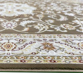 BE Koberec Shahrazad 4800 BROWN – hnědý obdélníkový Rozměr: 60x100 cm