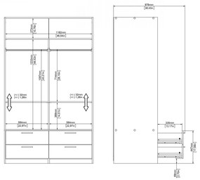 Tvilum Skříň Lincoln 321 bílá