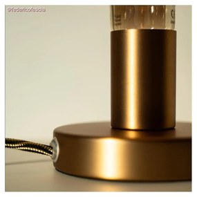 creative cables Kovová stolní lampa Posaluce Barva: Černá Perleť
