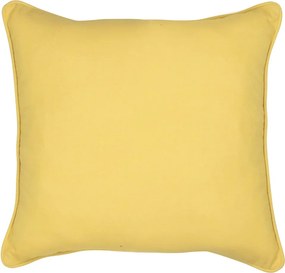 Modrý károvaný polštář s králíčkem Rabbio - 45*45*15cm
