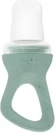 KikkaBoo Krmicí kousátko Platinum Silicone Sage / Kousátko / 100% sili