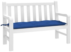 Poduška na zahradní lavici modrá 120x50x7 cm oxfordská látka - Default Title