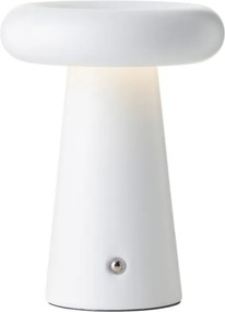 Brilliant G40895/75  Venkovní AKU stolní lampa MUFFIN matná bílá USB-C
