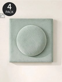 Sinsay - Čalouněné nástěnné panely ve tvaru kostek 4 pack - zelená
