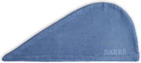 Bavlněný froté turban do sauny a wellness Comfort tmavě modrý