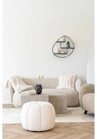 House Nordic Pouf PAISLEY bílý