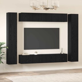 Sestava TV skříněk 10 ks Černý dub Kompozitní dřevo 3393151