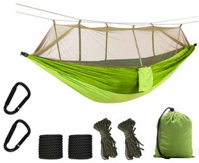 Ultralehká houpací síť 2v1 AntiMosquito s příslušenstvím