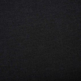Lavice s úložným prostorem 116 cm černá polyester 281323