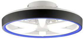 Brilliant - LED RGBW Stropní ventilátor se světlem GAIANO LED/48W/230V černá +DO