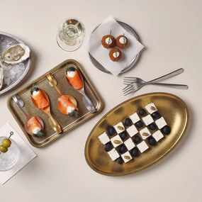 Dezertní lžičky v sadě 6 ks ve zlaté barvě Serve – BonBistro