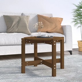 vidaXL Konferenční stolek Ø 62,5 x 45 cm masivní borové dřevo [822303] Barva: medová hnědá