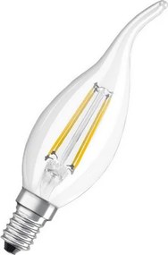 LED žárovka E14 OSRAM Filament 3,4W (40W) teplá bílá (2700K) stmívatelná svíčka plamínek