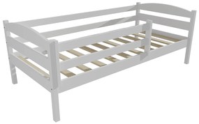 Vomaks Dětská postel DP 020 se zábranou Rozměr: 80 x 160 cm, Barva: barva bílá