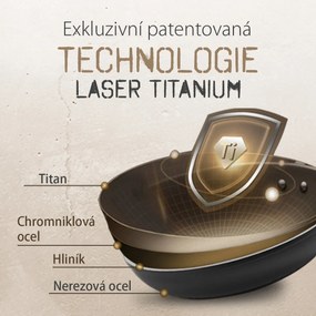 Pánev s titanovým povrchem Ø 16 cm - Saturn Terra Lunasol - 601303