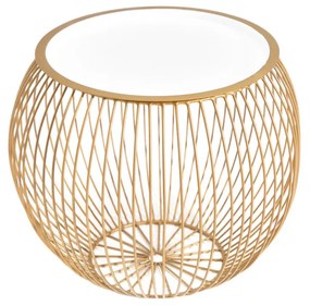 Massive home | Odkládací stolek STORAGE II GOLD 41 CM