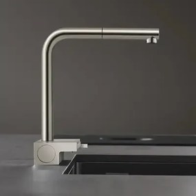 Hansgrohe - Dřezová baterie Aquno Select s výsuvnou koncovkou a plochý