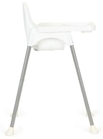 Židle na krmení 2v1 bílá