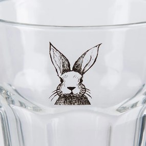 Sklenička na vodu s králíčkem Rabbit Cartoon - Ø 8*8 cm / 200 ml
