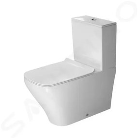 DURAVIT - DuraStyle WC kombi mísa, Vario odpad, s HygieneGlaze, alpská bílá (2156092000)
