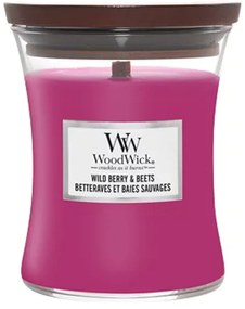 WoodWick – svíčka Wild Berry & Beets (Lesní ovoce a řepa) Velikost: střední 275 g