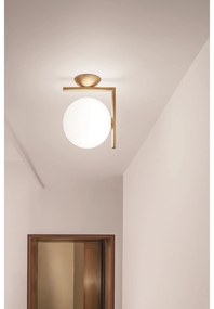 Flos F3178059 IC Lights C/W1, designové svítidlo, 1x60W E14, mosaz, prům. 20cm