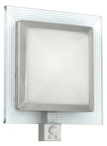 Eglo | EGLO 88163 - Venkovní nástěnné svítidlo s čidlem PALI 1xE27/15W + 1xLED/1,28W IP44 | EG88163