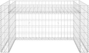 vidaXL Garáž na sekačku s vyvýšeným záhonem 110x80x60 cm ocelový drát [145655]