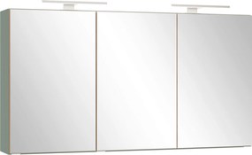 XXXLutz ZRCADLOVÁ SKŘÍŇKA, bílá, rákosová zelená, 120/64/20 cm Held - Online Only koupelnové skříňky - 000307021212
