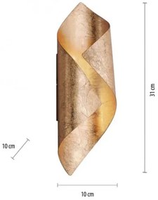 Paul Neuhaus 9030-12 - LED Nástěnné svítidlo NEVIS LED/6W/230V zlatá