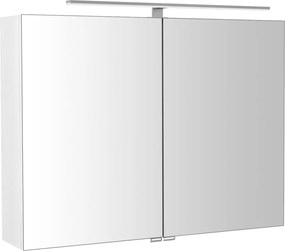 Sapho Sapho, RIWA galerka s LED osvětlením, 81x60x17cm, bílá lesk, RIW080-0030