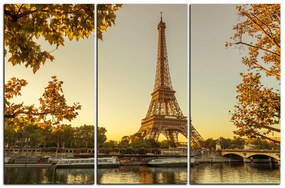 Obraz na plátně - Eiffel Tower 1110B (135x90 cm)